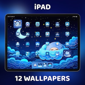 Kawaii Desktop Wallpapers, Cute Calendar, Dreamy Night Desktop ...