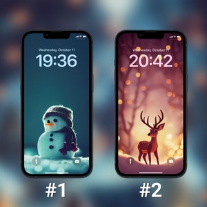 Christmas Wallpapers, iPhone Lock Screen, Ios 17 Wallpaper, Santa Claus ...