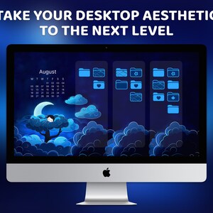 Cute Kawaii Desktop Icon, Dreamy Desktop Organizer, Cutecore Aesthetic ...