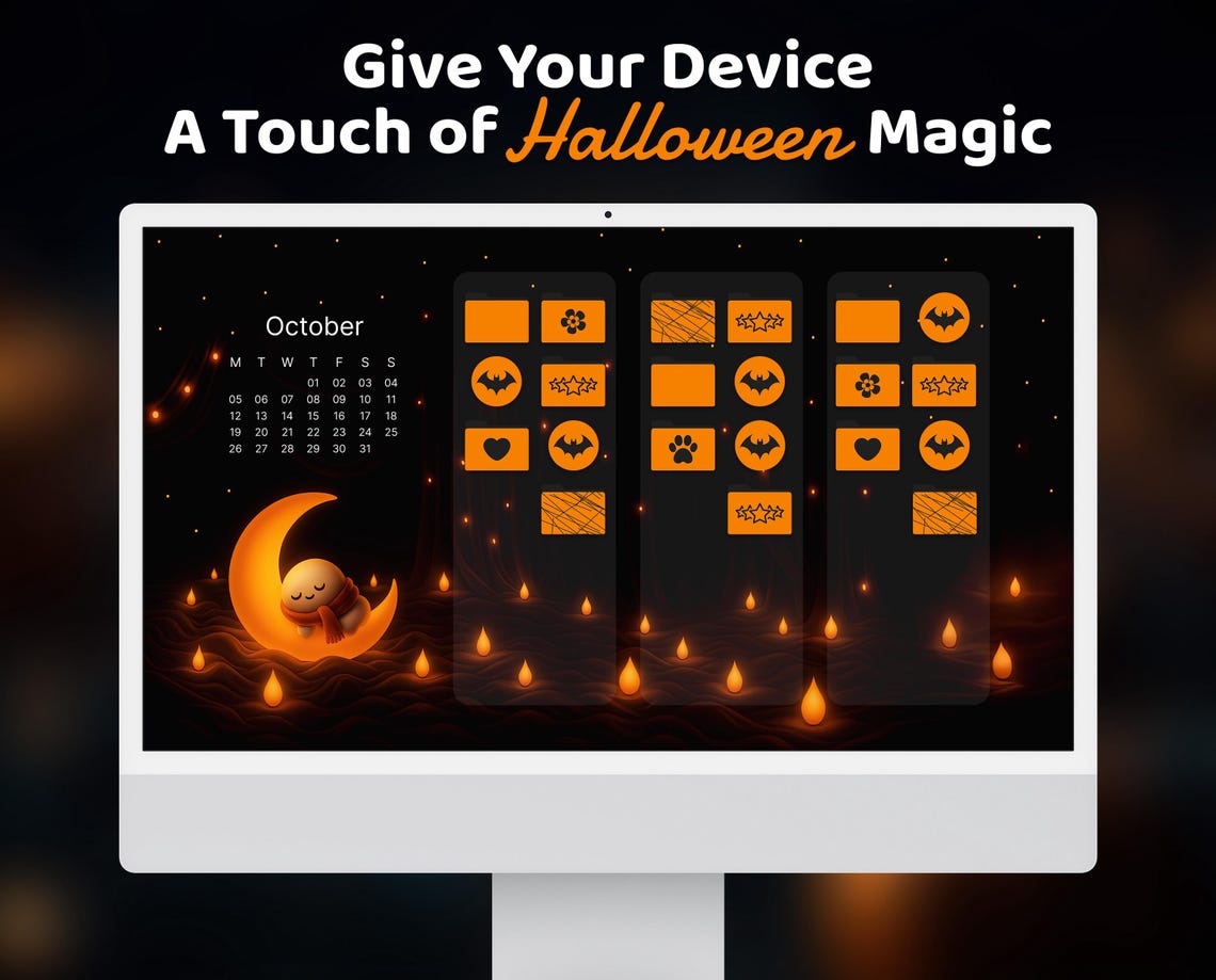Desktop Wallpaper, Halloween Aesthetic, 2026 - 2027 Calendar, Spooky ...