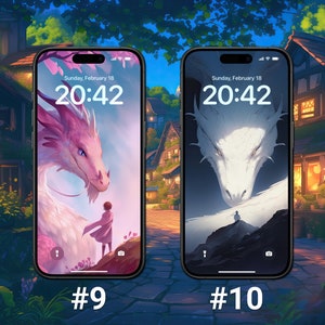 Dragon Wallpapers, iPhone Lock Screen, Japanese Aesthetic, Cartoon ...