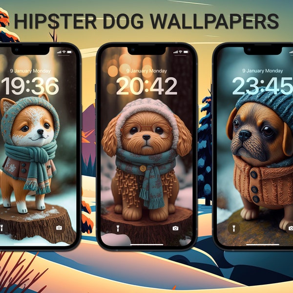 Dog Wallpaper - Etsy