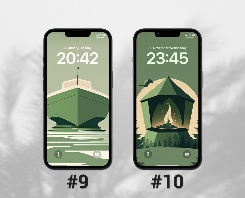 Sage Green Wallpapers Iphone Lock Screen Ios 16 Wallpaper - Etsy