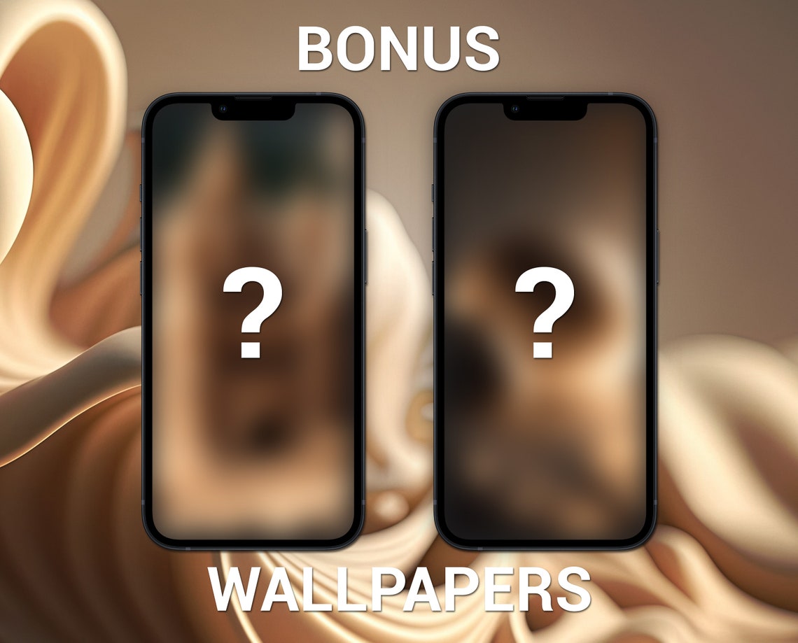 Beige Wallpapers Iphone Lock Screen Ios 16 Wallpaper - Etsy