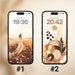 Boho Wallpapers, iPhone Lock Screen, Neutral Aesthetic, Boho Art, Brown ...