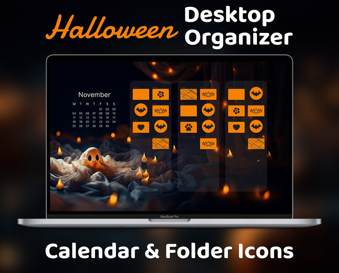 Desktop Wallpaper, Halloween Aesthetic, 2024 2025 Calendar, Spooky ...