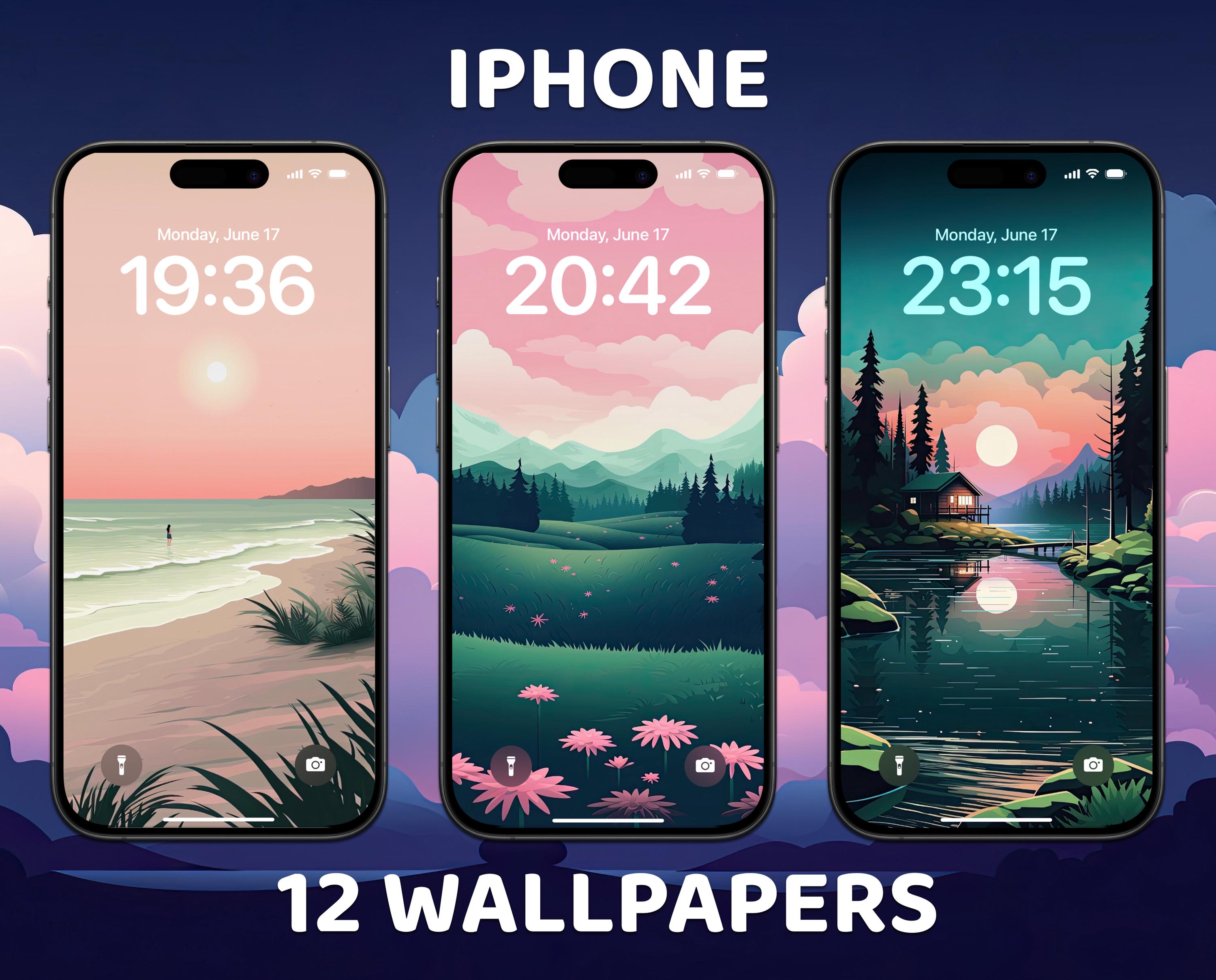 Pink and Mint Green App Icon Pack, Cotton Candy Theme, Cutecore Widget ...