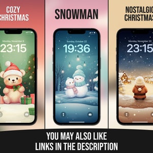 Christmas Wallpapers, iPhone Lock Screen, Ios 17 Wallpaper, Santa Claus ...