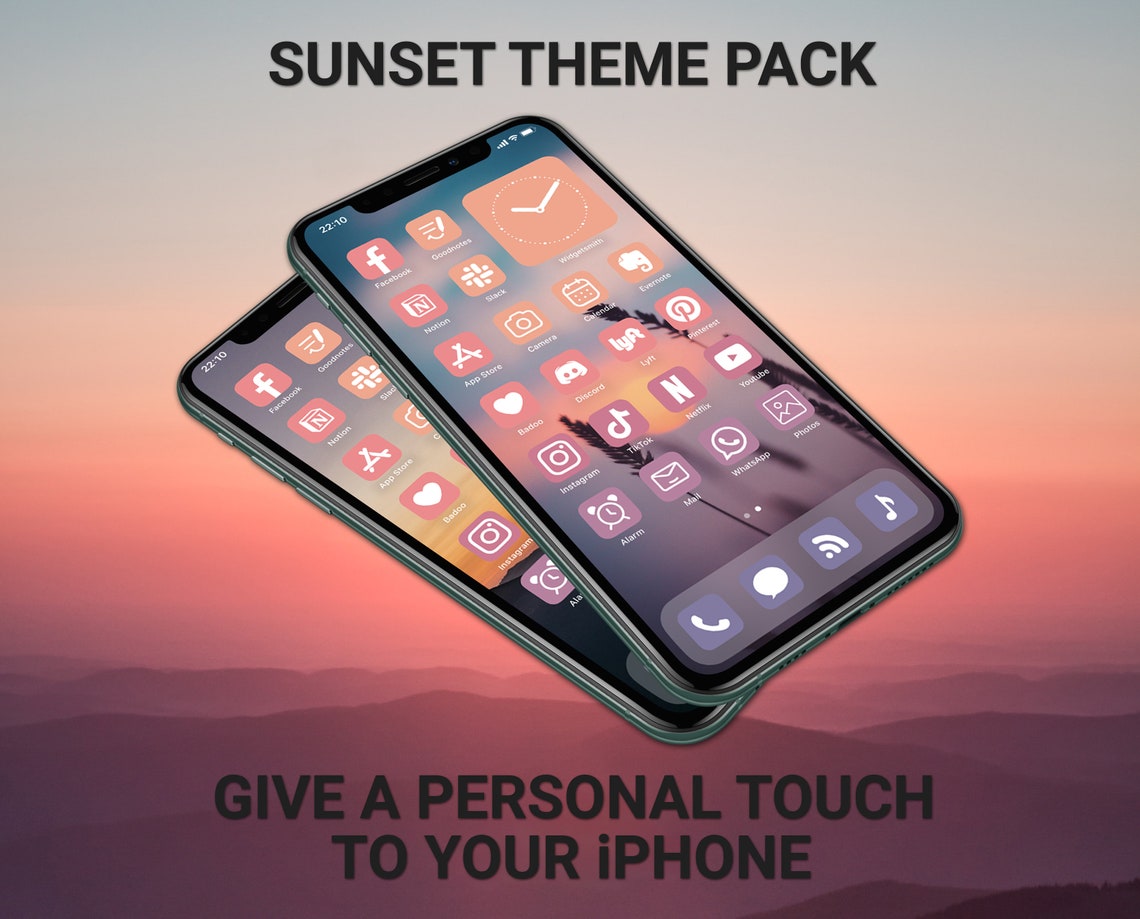 Rose Gold App Icons, iPhone Theme Pack, Rose Gold and Purple Aesthetic ...