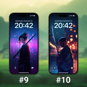 Samurai Wallpapers, iPhone Lock Screen, Japanese Aesthetic, Cartoon ...