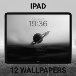 App Icons Black and Gray, iPad Theme Pack, Dark Aesthetic, Art Covers ...
