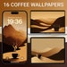 Coffee Wallpaper 4k, iPhone and iPad Lock Screen, Brown & Beige ...