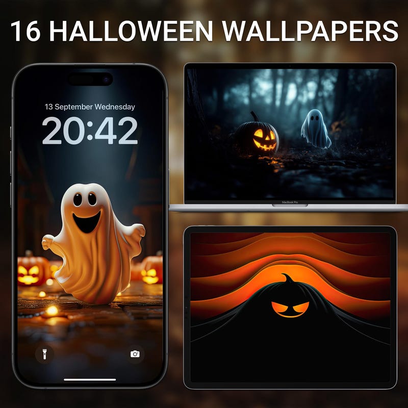 Cute Halloween iPad Wallpaper - Etsy