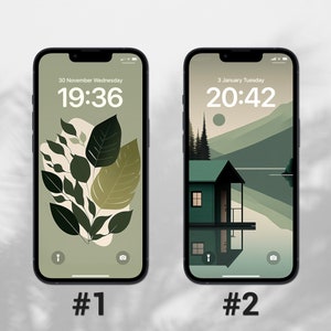 Sage Green Wallpapers iPhone Lock Screen Ios 16 Wallpaper - Etsy