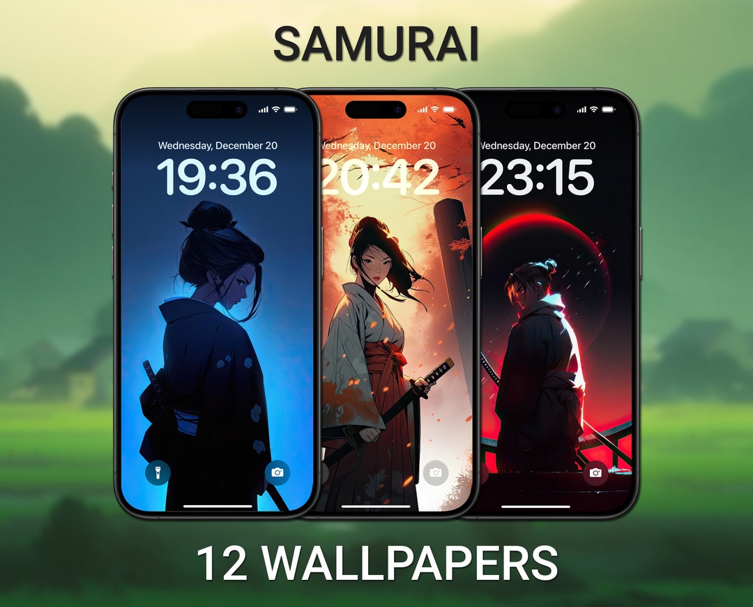 Samurai Wallpapers, iPhone Lock Screen, Japanese Aesthetic, Cartoon ...