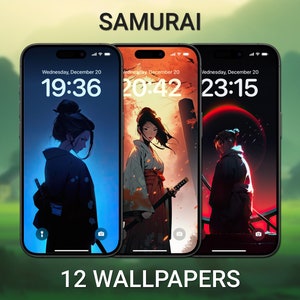 Samurai Wallpapers, iPhone Lock Screen, Japanese Aesthetic, Cartoon ...