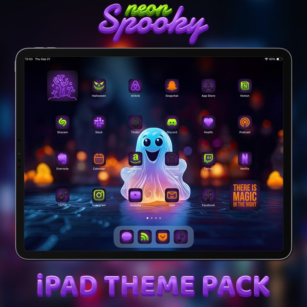 Neon App Icons - Etsy