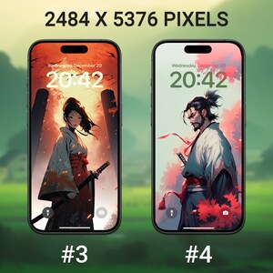 Samurai Wallpaper 4k, iPhone and iPad Lock Screen, Japanese Warrior ...