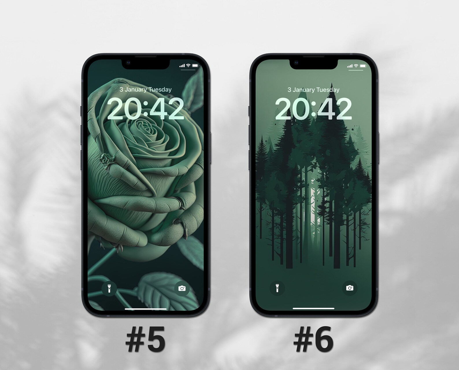 Sage Green Wallpapers Iphone Lock Screen Ios 16 Wallpaper - Etsy