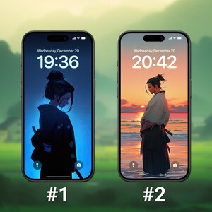 Samurai Wallpapers, iPhone Lock Screen, Japanese Aesthetic, Cartoon ...
