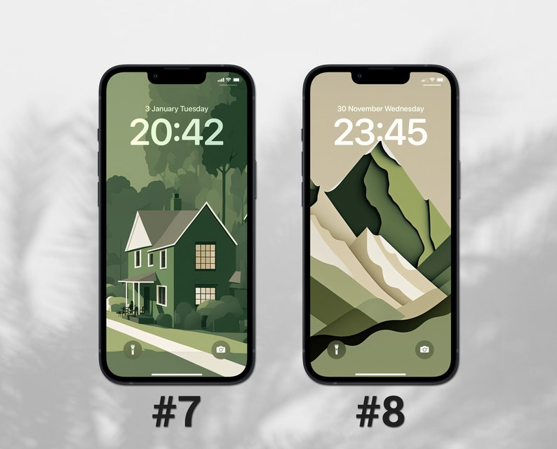 Sage Green Wallpapers Iphone Lock Screen Ios 16 Wallpaper - Etsy