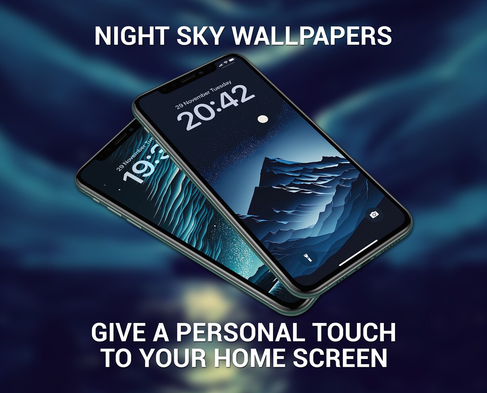 Night Sky Wallpapers Iphone Lock Screen Astronomy Ios 16 - Etsy