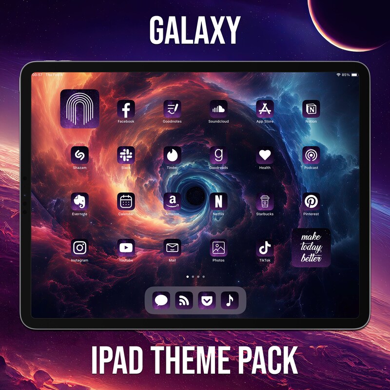 Galaxy App Icons - Etsy