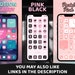 Pink App Icons iPhone Theme Pack Aesthetic Pink Rose Icons - Etsy