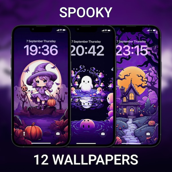 Halloween Wallpaper Aesthetic - Etsy