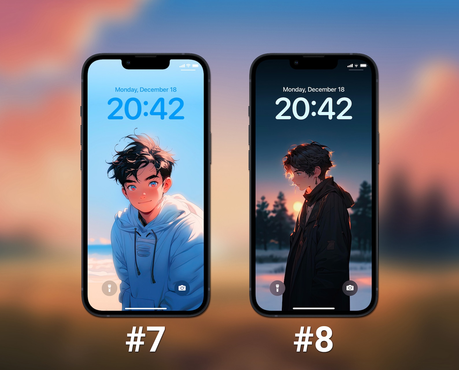 Anime Boy Wallpapers, iPhone Lock Screen, Cartoon Style Wallpaper ...