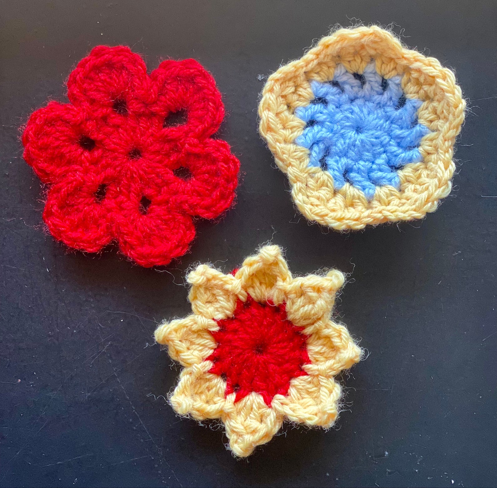 Crochet Pattern for 8 Different Flowers - Etsy