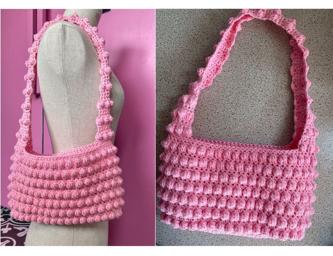 Bobble Bag Crochet Pattern CROCHET Bag Pattern Written Pattern PDF ...