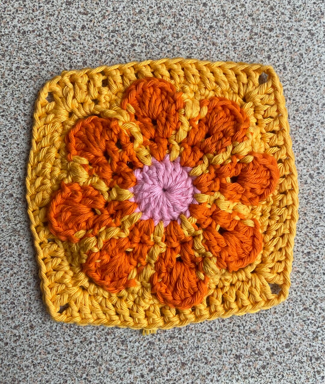FLOWER Granny Square Written Pattern | CROCHET (english) - Etsy