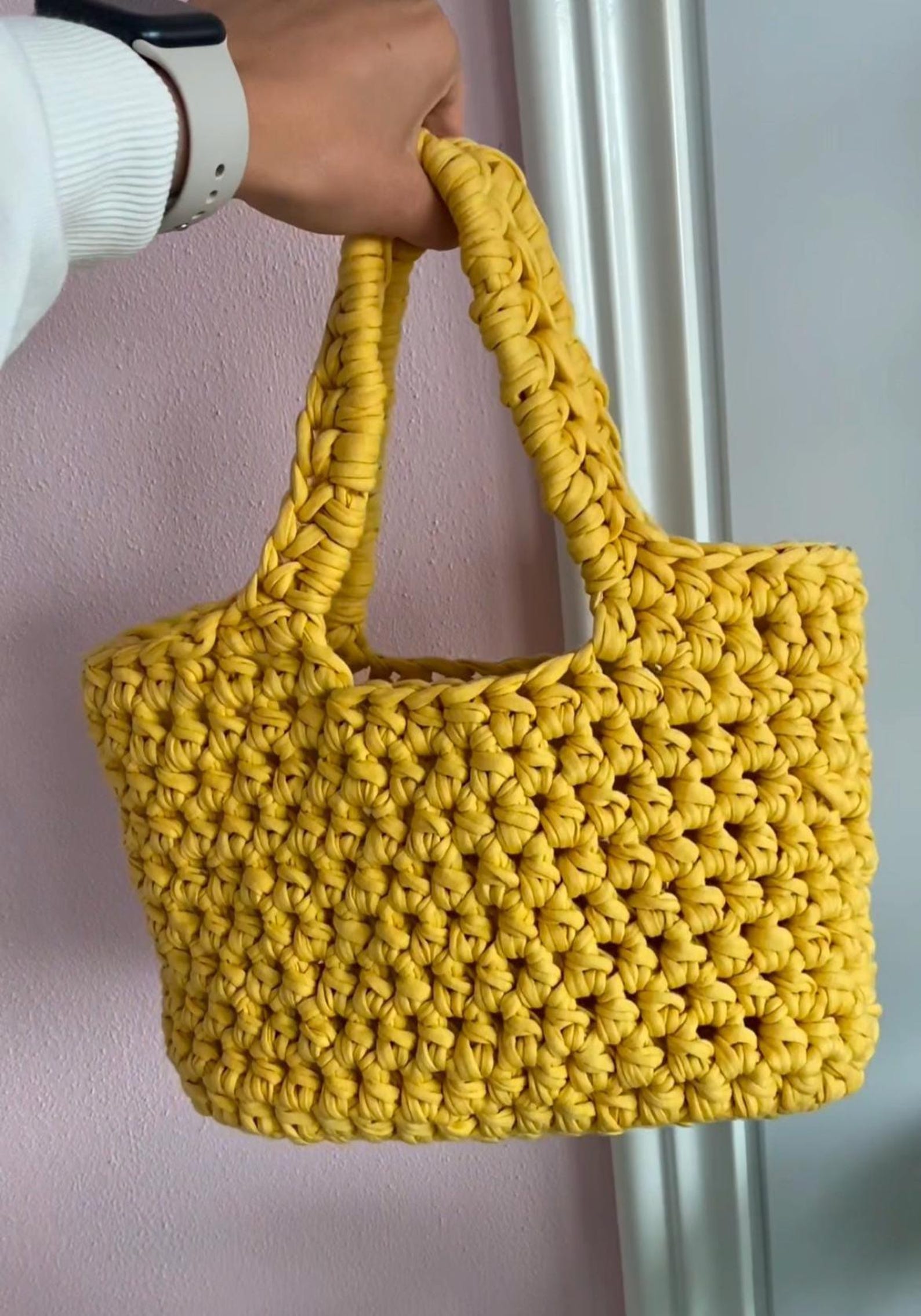 LISBON BAG Crochet | Written Pattern (english) | Chunky Crochet Bag | T ...