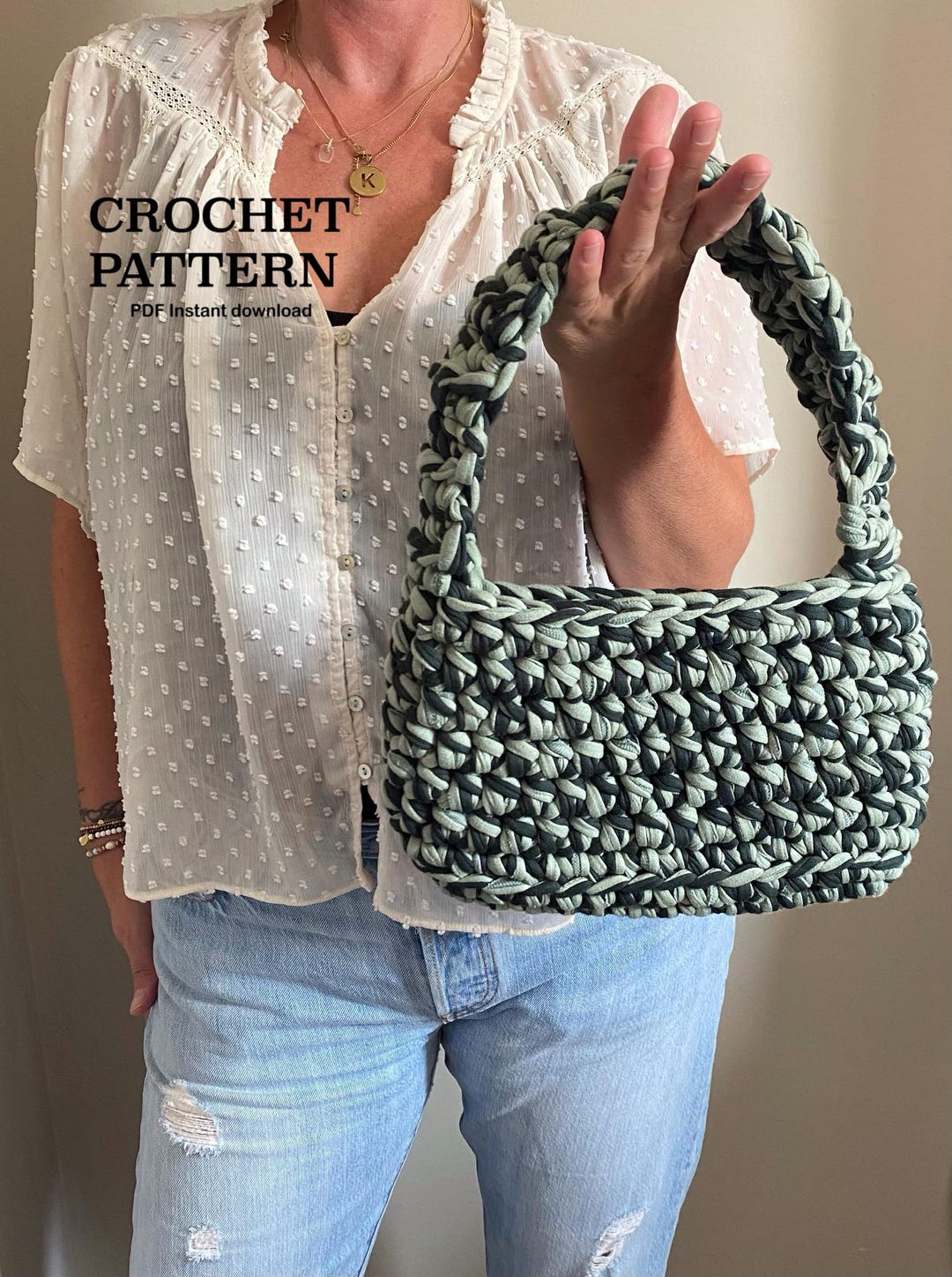 NEW YORK BAG Crochet | Written Pattern (english) One Handle/two Handles ...