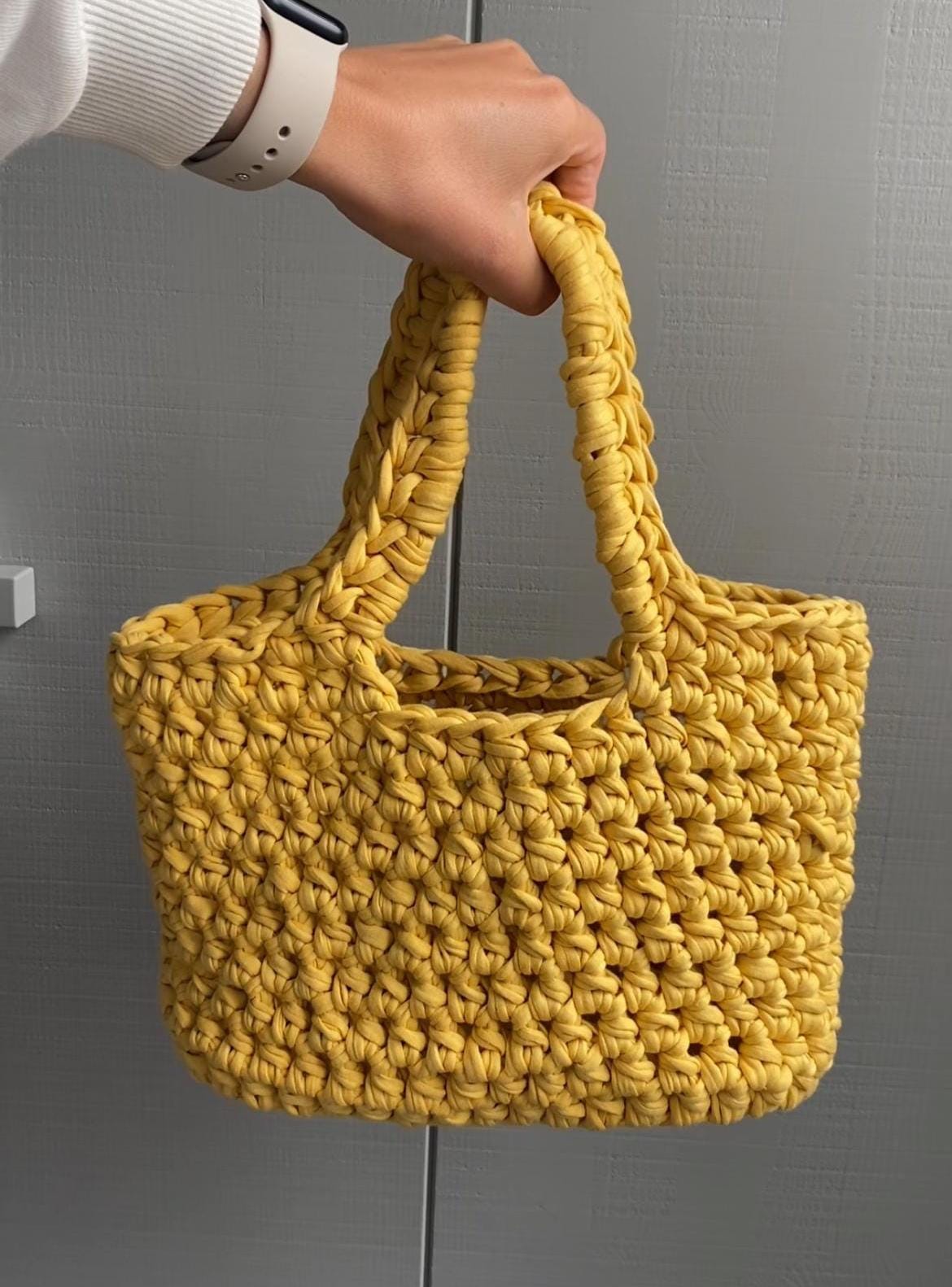 LISBON BAG Crochet | Written Pattern (english) | Chunky Crochet Bag | T ...