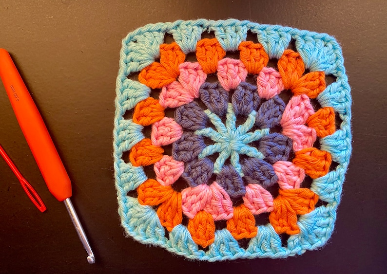 FUN Granny Square Written Pattern Crochet - Etsy