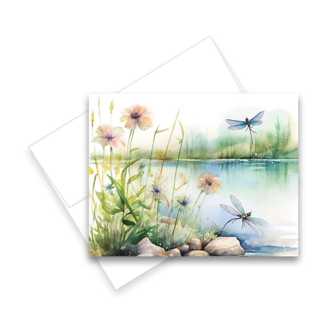 Dragonfly Lake Cards, Assorted Cards, Set of Blank Note Cards, All ...