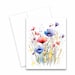 Note Card Set, Watercolor Flower Cards, Assorted Cards, Blank Note Card ...