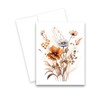 PERSONALIZED Flat Notecards 4x6, Watercolor Flower Card, Greeting Card ...