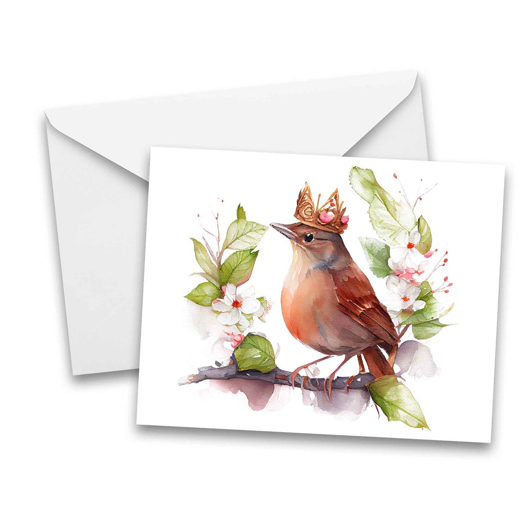 NOTECARDS, Watercolor Bird Greeting Cards Stationery, Thank You Cards ...
