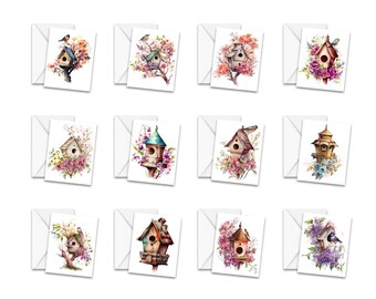 Note Card Flower Set, Wild Flower Cards, Note Card Pack, Assorted Cards ...