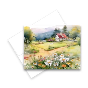 Wildflower Meadow Notecards, Assorted Cards, Blank Greeting Cards With ...