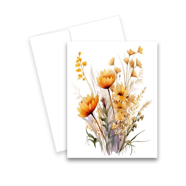 Flower Notecards - Etsy