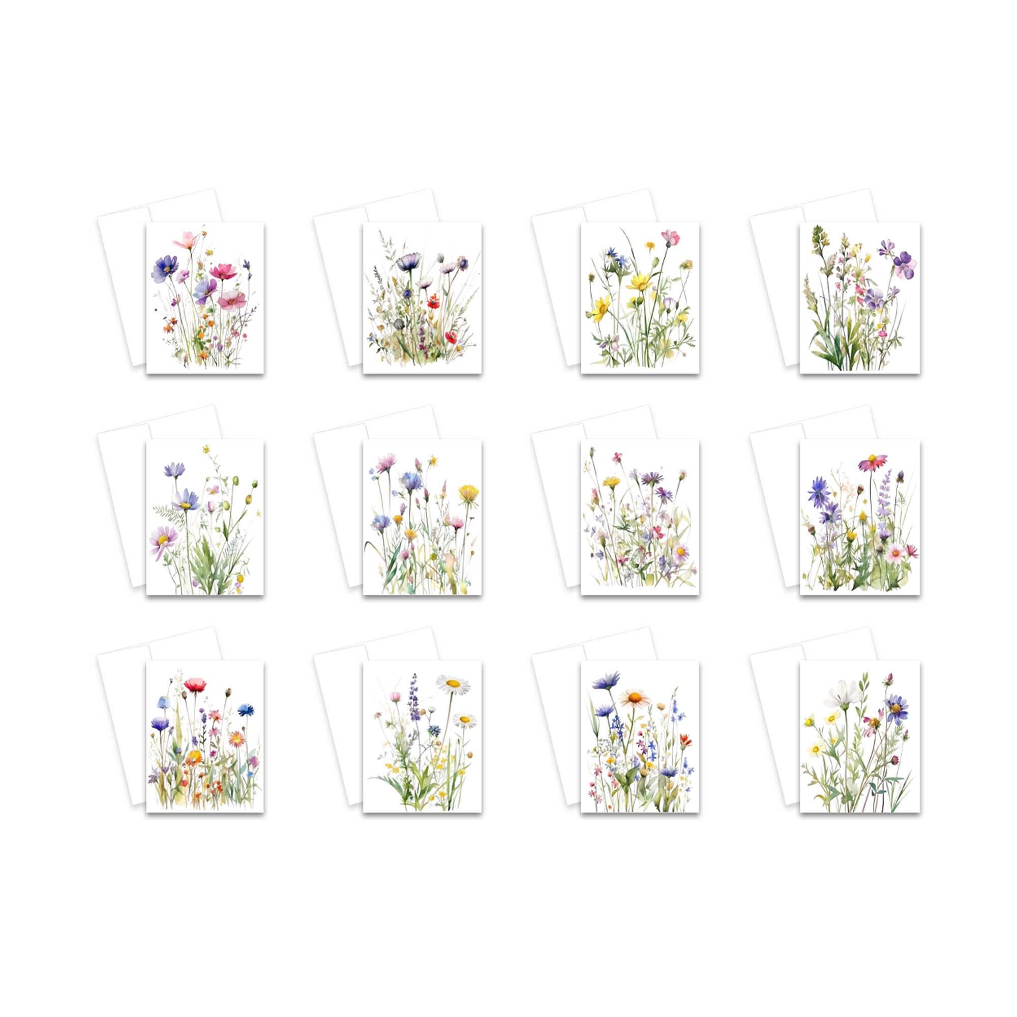 Assorted Cards, Wildflower Note Cards, Blank Cards With Envelopes, Wild ...