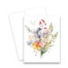 Note Card Set, Assorted Wild Flower Greeting Cards, Floral Stationery ...