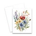 Note Card Set, Assorted Wild Flower Greeting Cards, Floral Stationery ...