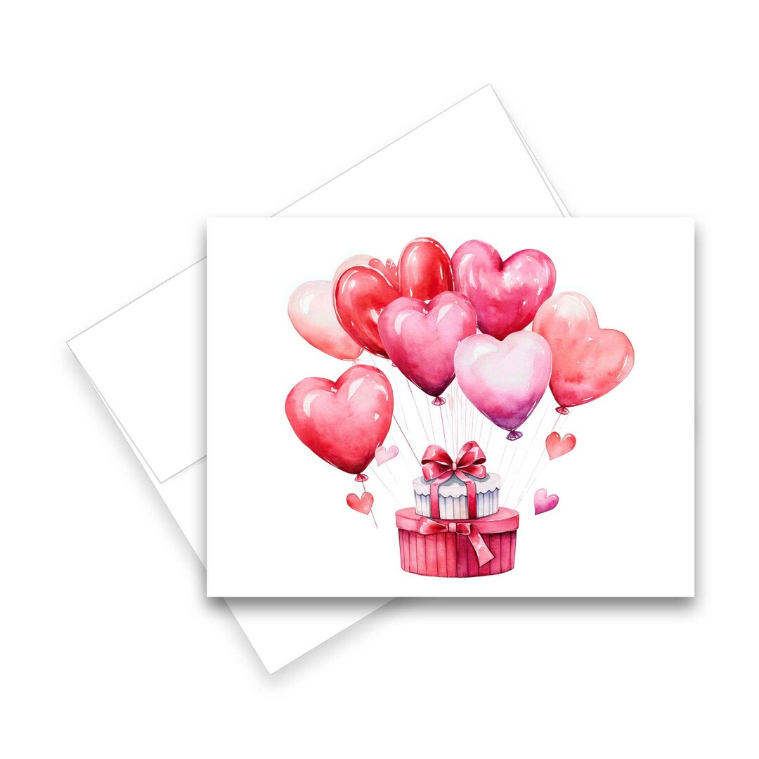 Valentine Card Set, Blank Note Card Set, Greeting Cards, Notecard Set ...