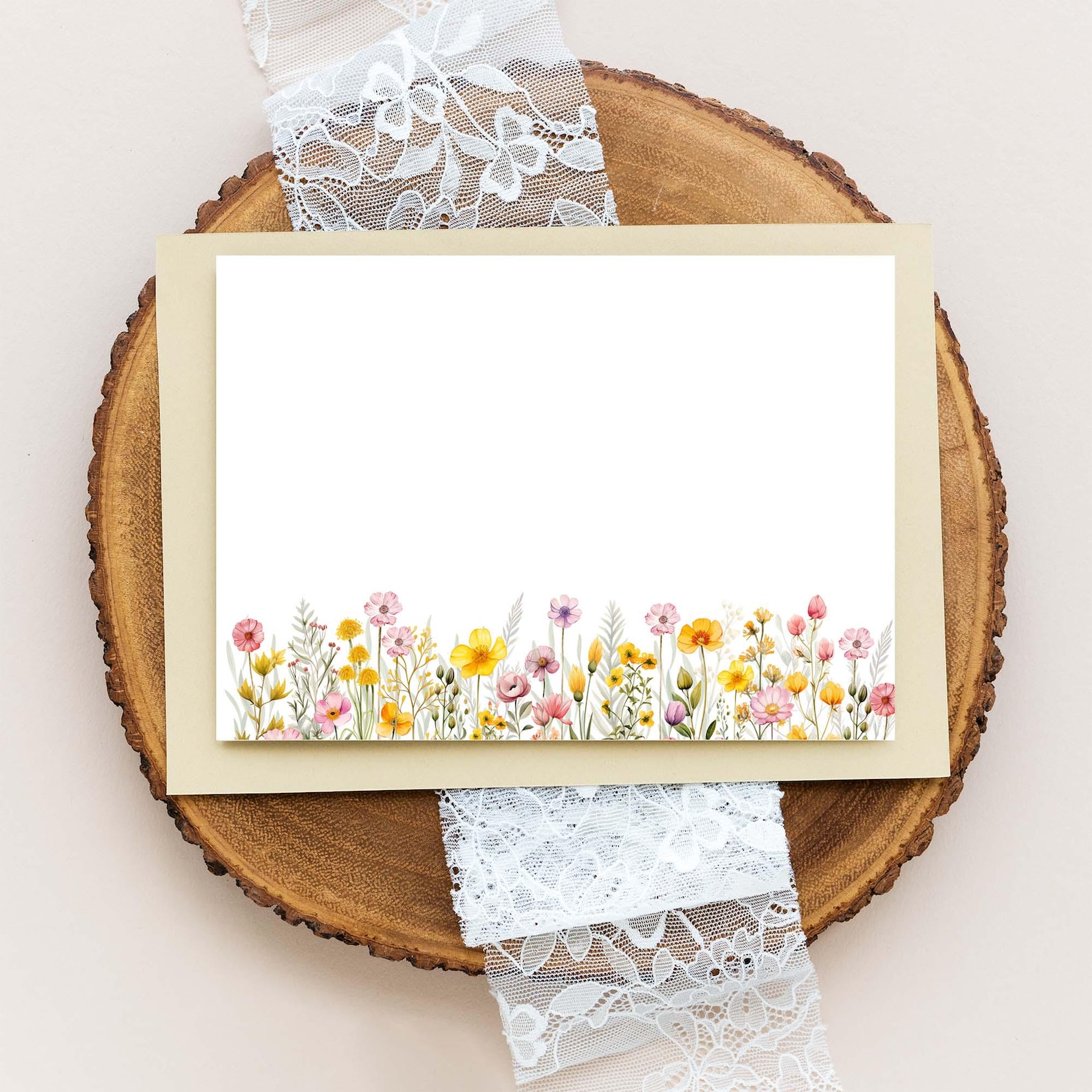 Wildflower Little Note Index Cards, 4"x 6" Set of 25, School Supplies ...