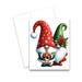 Christmas Gnome Greeting Cards, Note Card Set, Christmas Cards, Blank ...